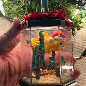 1995 Hallmark Holiday Swim Aquarium Fish Light up Ornament - Etsy