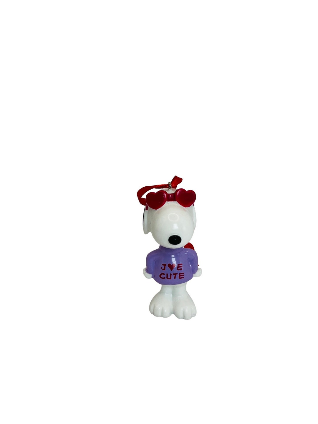Vintage Peanuts UFS Ornament Snoopy Valentines Day Joe Cute - Etsy