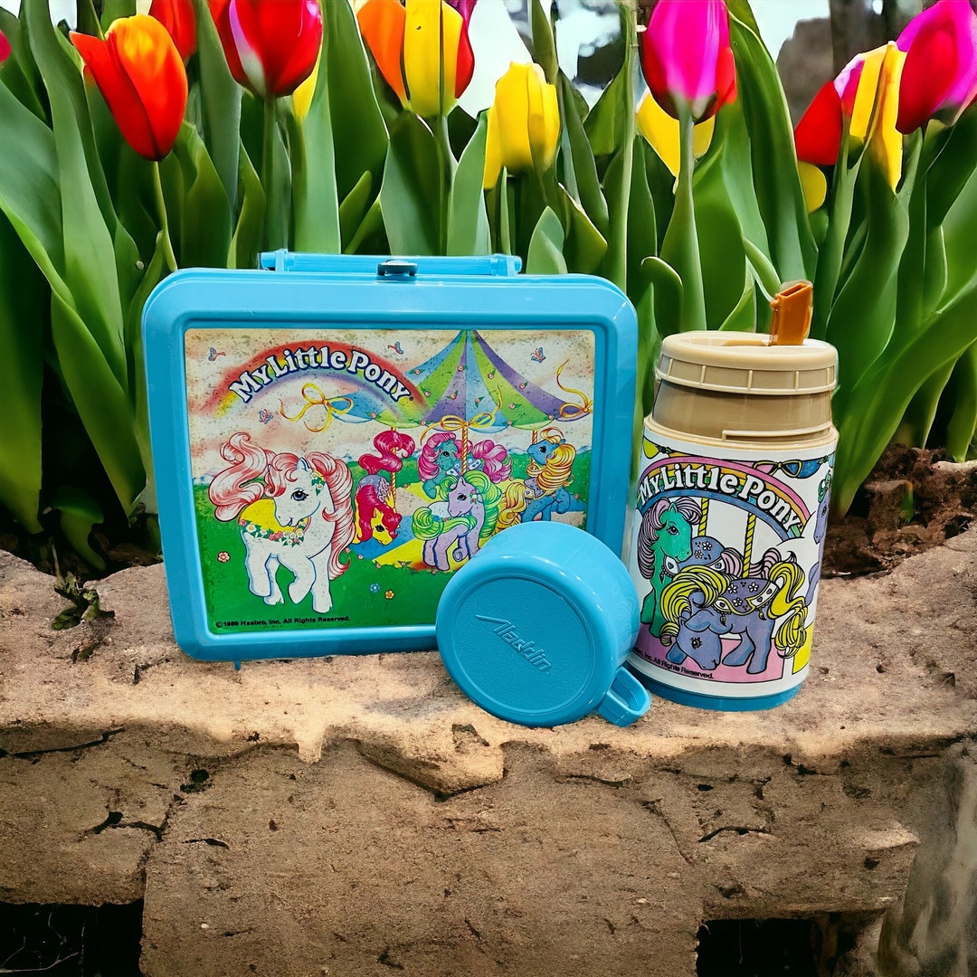 1989 Hasbro MLP My Little Pony G1 Lunchbox & Matching Thermos by ...