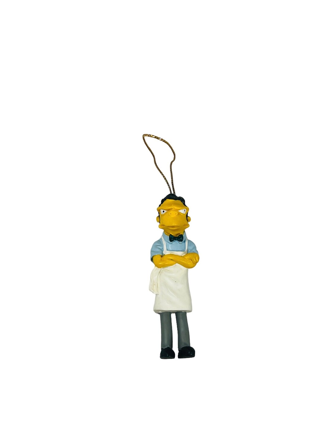 Vintage the Simpsons Moe the Bartender Christmas Ornament - Etsy