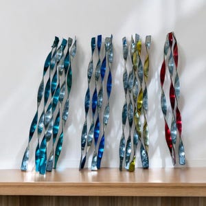 Vintage 1930s Diamond Ray Twisted Jewel Metal Icicle Christmas Tree ...