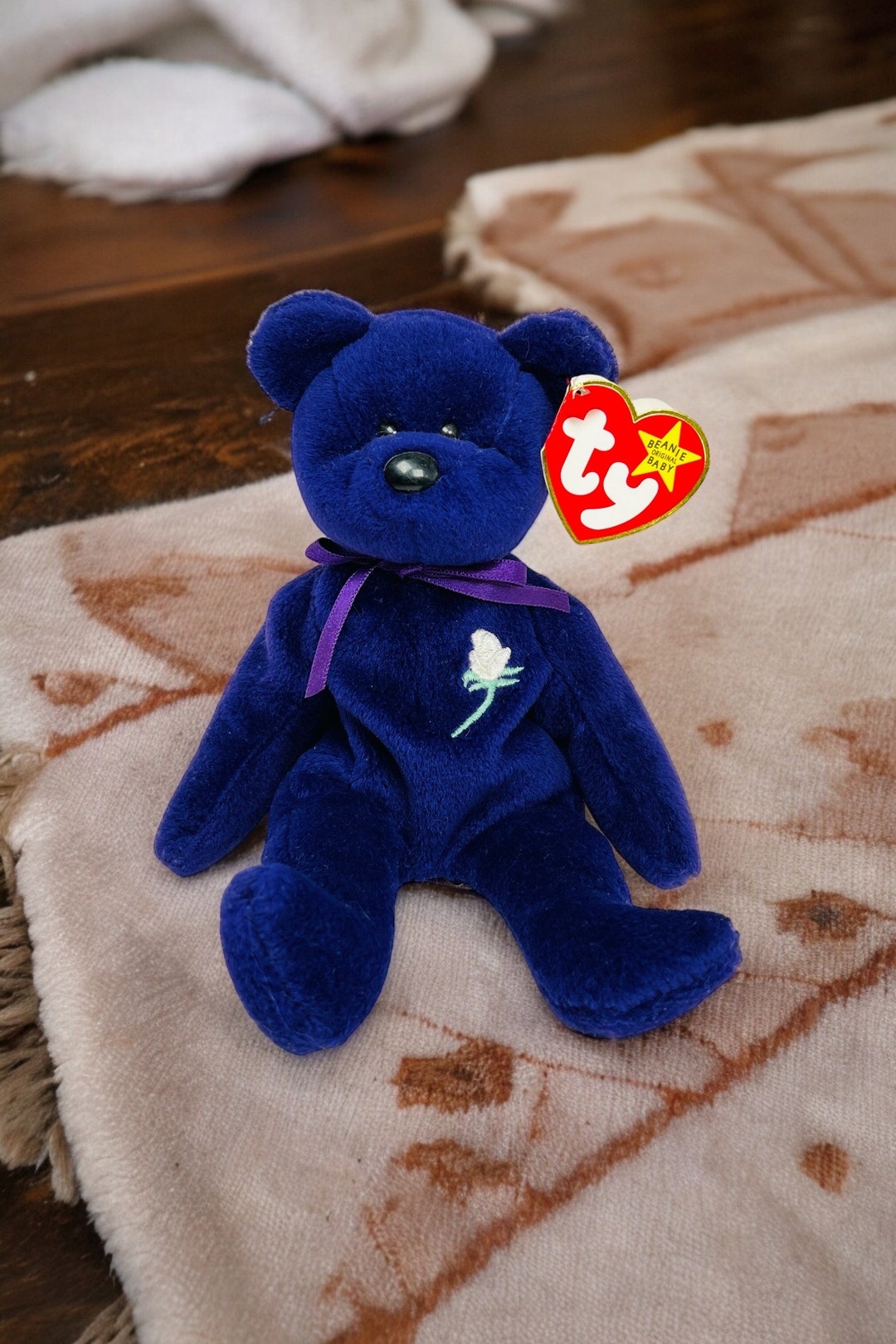 1997 Rare Princess Diana TY PVC Pellets No Space 1st Edition Beanie ...