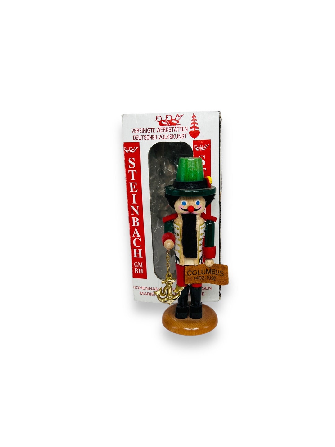 Steinbach Miniature Christopher Columbus Nutcracker With Box - Etsy
