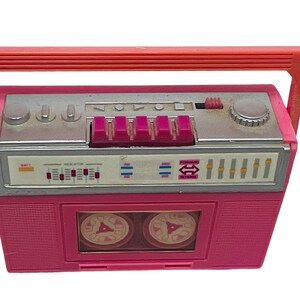 1989 Barbie Wind up Boom Box Radio works - Etsy