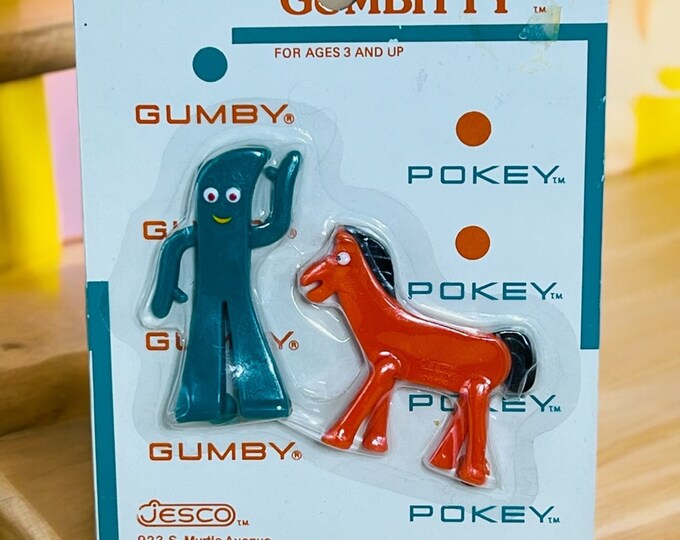 1980s Jesco Bendable Gumby and His Pal Pokey No. 152 (NIB) - Etsy