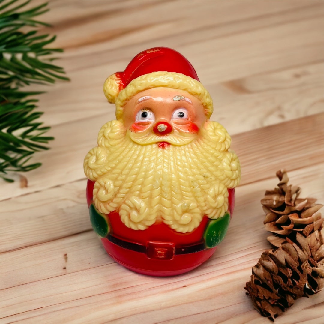 Fun World Inc. Roly Poly Vintage Weighted Musical Santa Claus Toy - Etsy