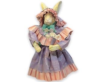 Paper Mache Bunny - Etsy
