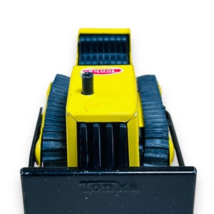 Vintage 1970's Tonka No.495 Pressed Steel Mini 4 Yellow Toy Bulldozer ...