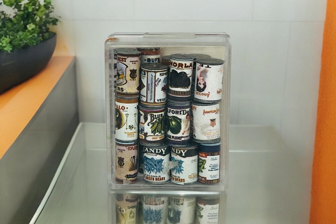 Vintage Town Square Dollhouse Miniature Country Store Groceries - Etsy