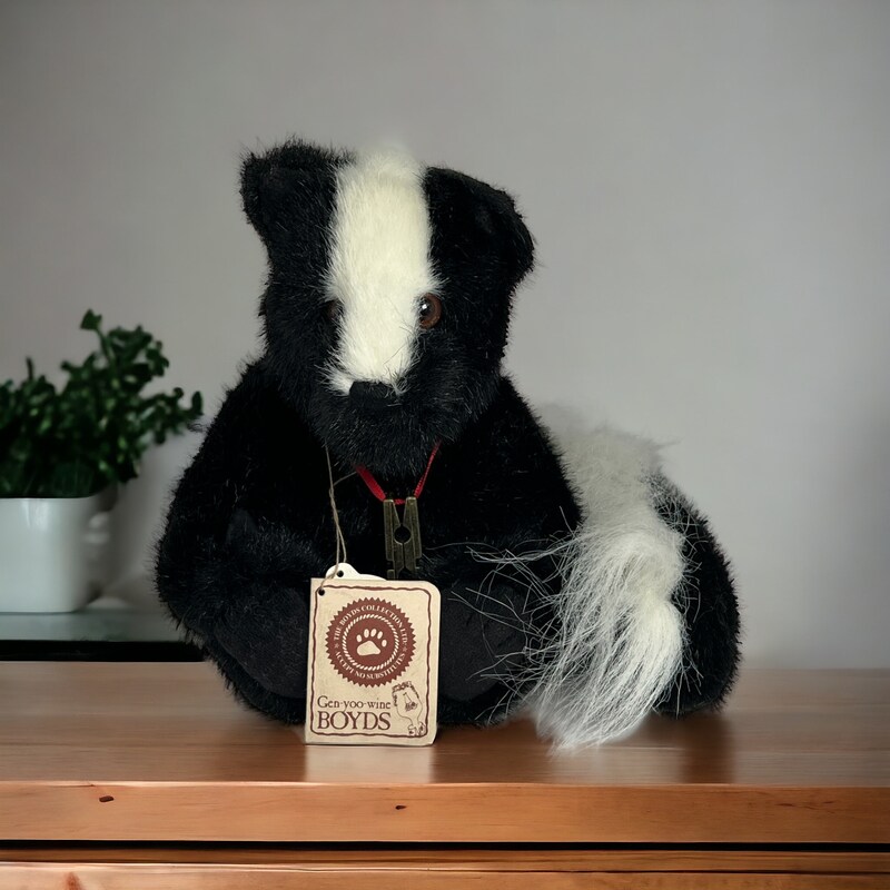 Vintage Skunk Plush - Etsy