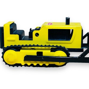 Vintage 1970's Tonka No.495 Pressed Steel Mini 4 Yellow Toy Bulldozer ...