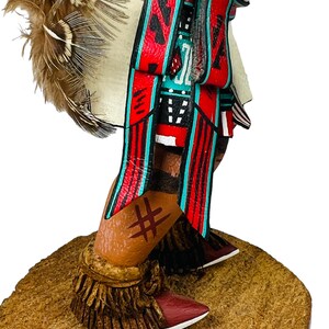 Native American Na-ngasohu Hopi Chasing Star Kachina Sculpture by Larry ...