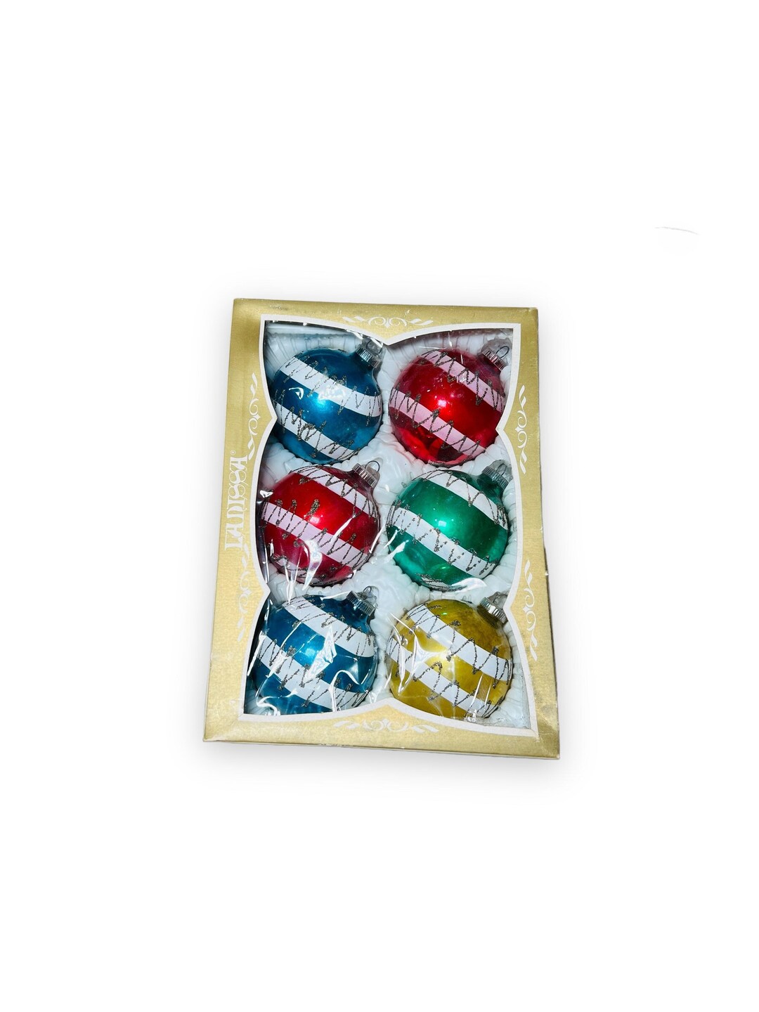 MCM West Germany DBGM Mercury Glass Mica Christmas Ornaments - Etsy