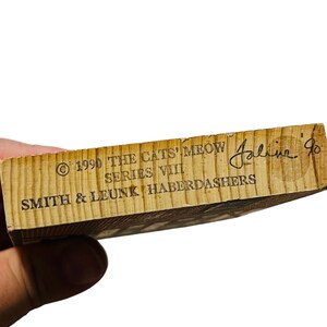 1990 the Cats Meow Series VIII Smith & Leunk Haberdashers - Etsy