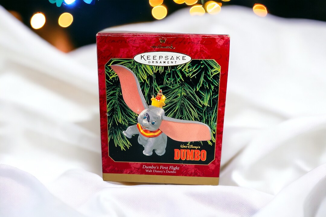 1999 Hallmark Walt Disney's Dumbo's First Flight Christmas Ornament - Etsy