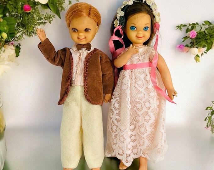 Vintage 1960s Barbie Tutti & Todd Doll Set - Etsy