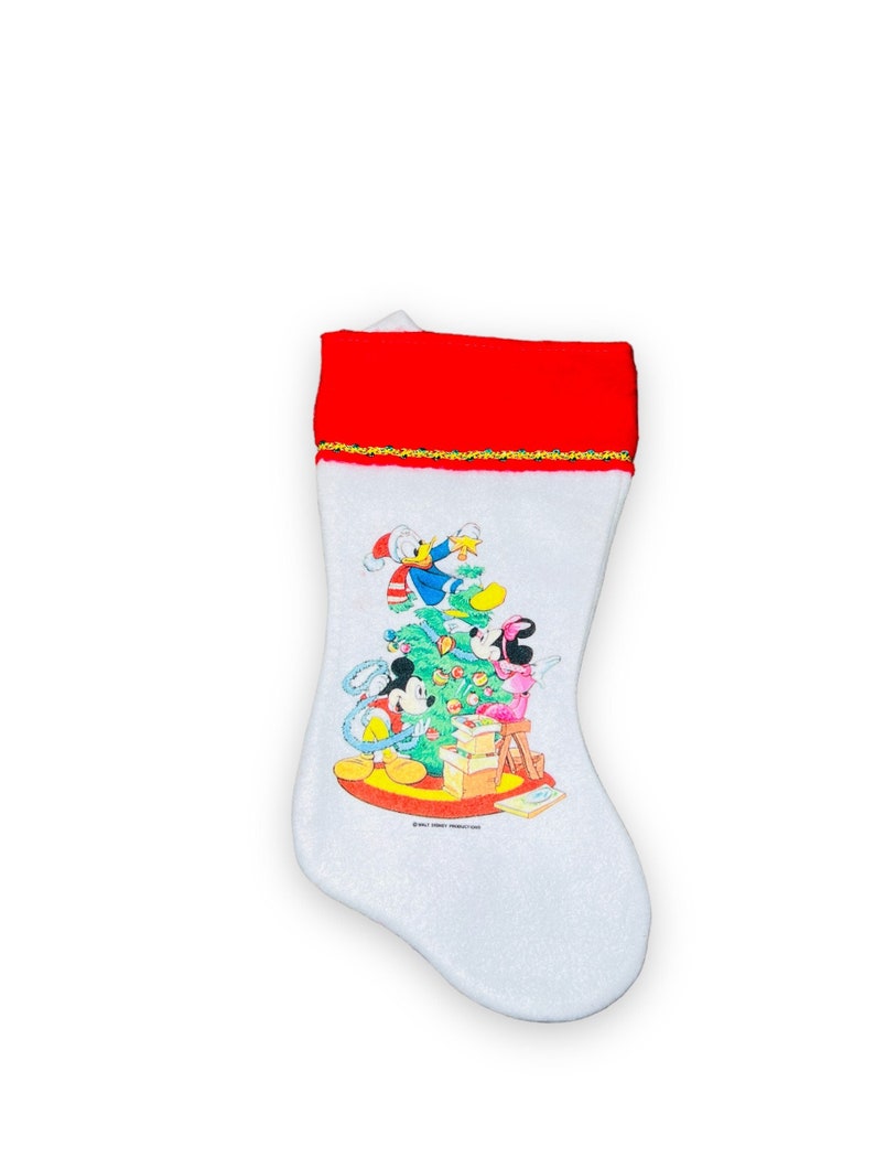 Disney Mickey Minnie and Donald Duck Vintage Felt Christmas - Etsy