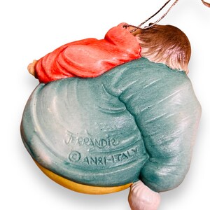 Vintage Ferrandiz Anri 'sleepy Head' Wooden Ornament - Etsy