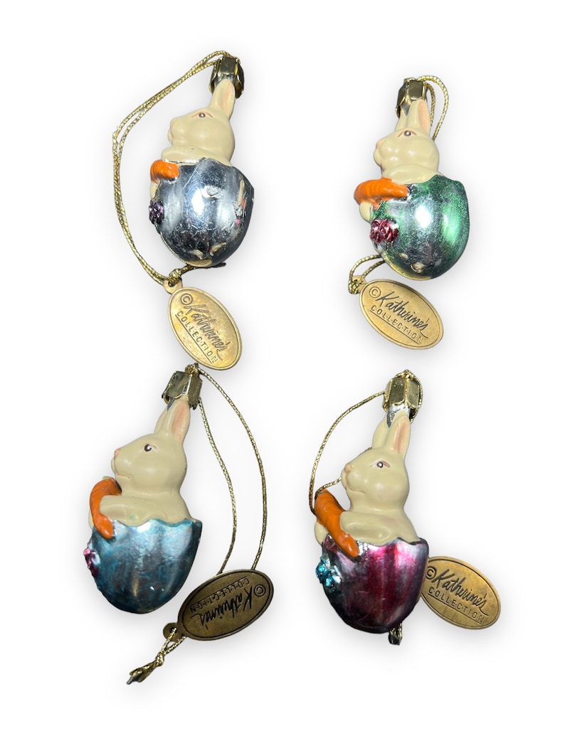 2002 Katherine's Collection Easter Bunny Egg Easter - Etsy