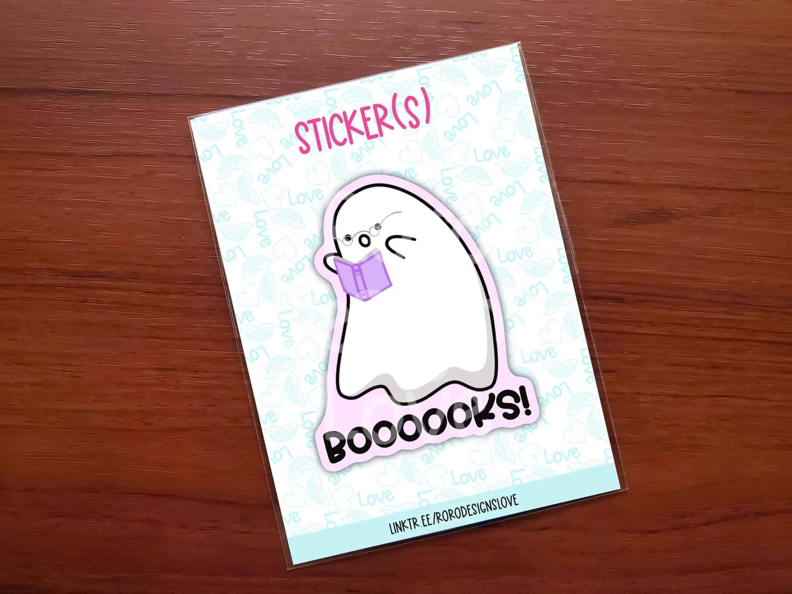 Booooooks Ghost Stickers Cute Stickers for Laptop Book - Etsy