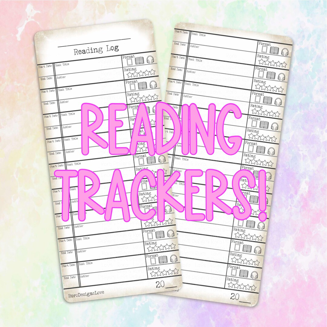 Book Tracker Bookmark for Women, 2024 Book Log Bookmark for Readers ...