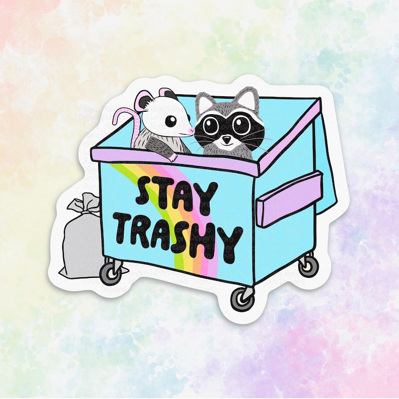 Trash Panda Stickers - Etsy