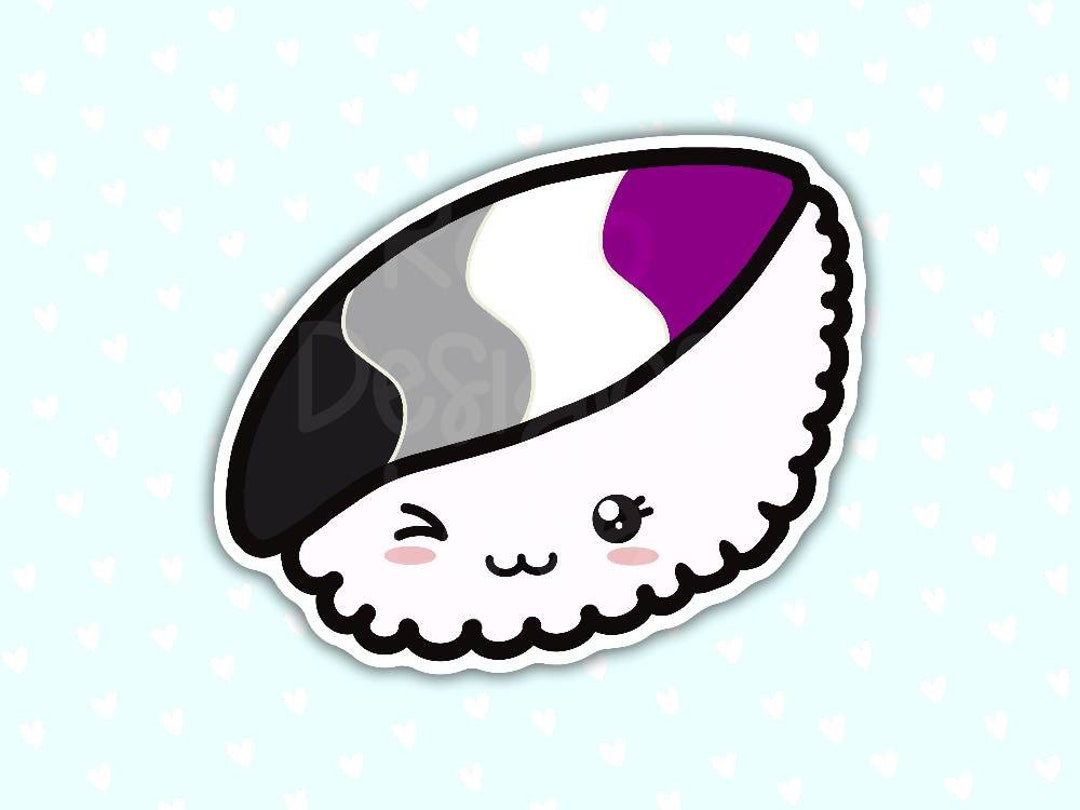Asexual Flag, Asexual Sticker for Laptop, Ace Pride Sticker, Coming Out ...