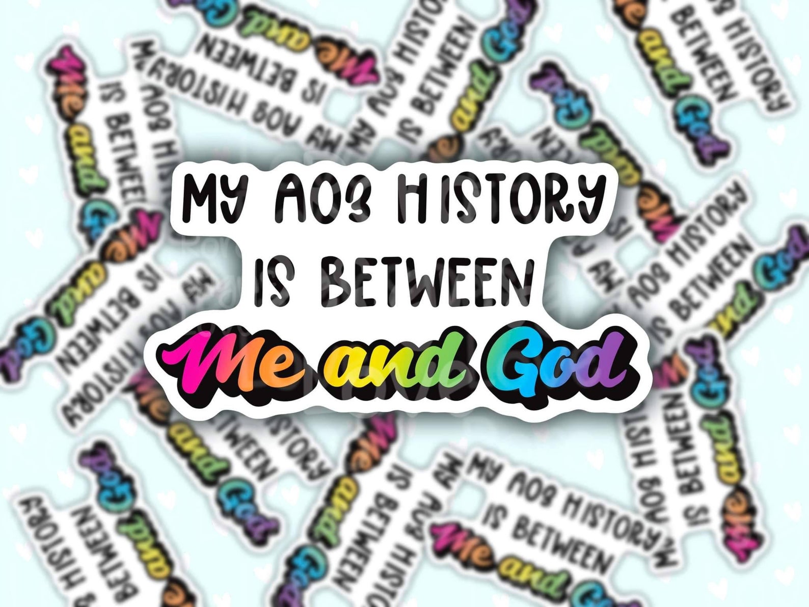Ao3 Sticker Smut Stickers for Water Bottle Bookish Reader - Etsy