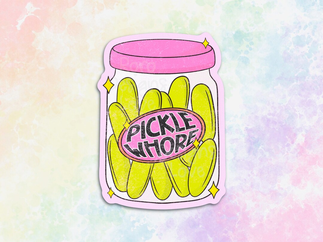 Funny Pickle Lovers Sticker for Phone - Etsy