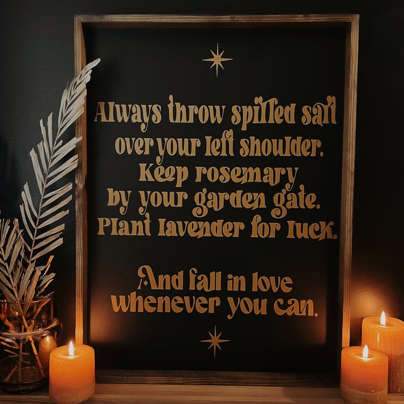 Practical Magic Sign - Etsy