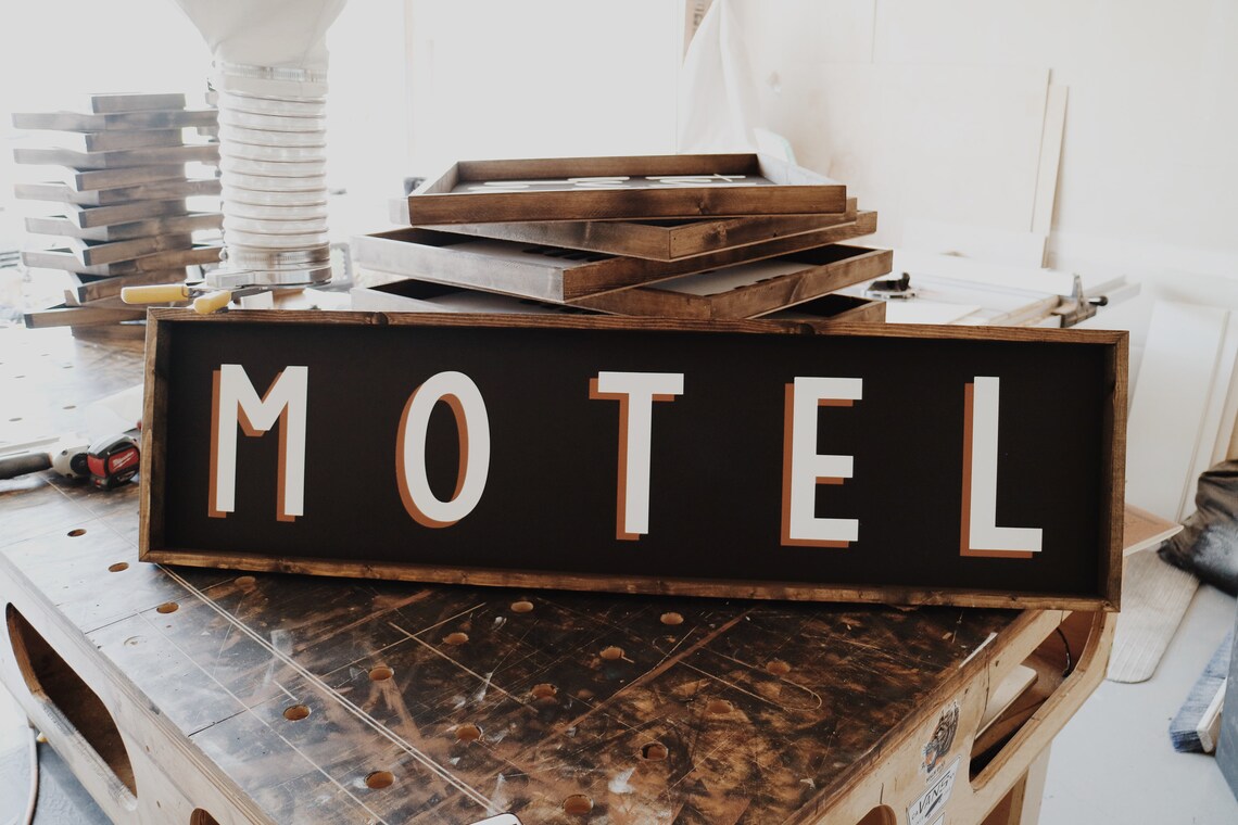 XL Motel Sign | Etsy