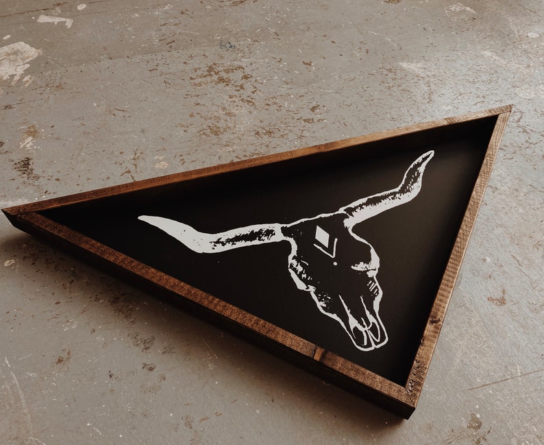 Tri-bull Triangle Sign | Etsy