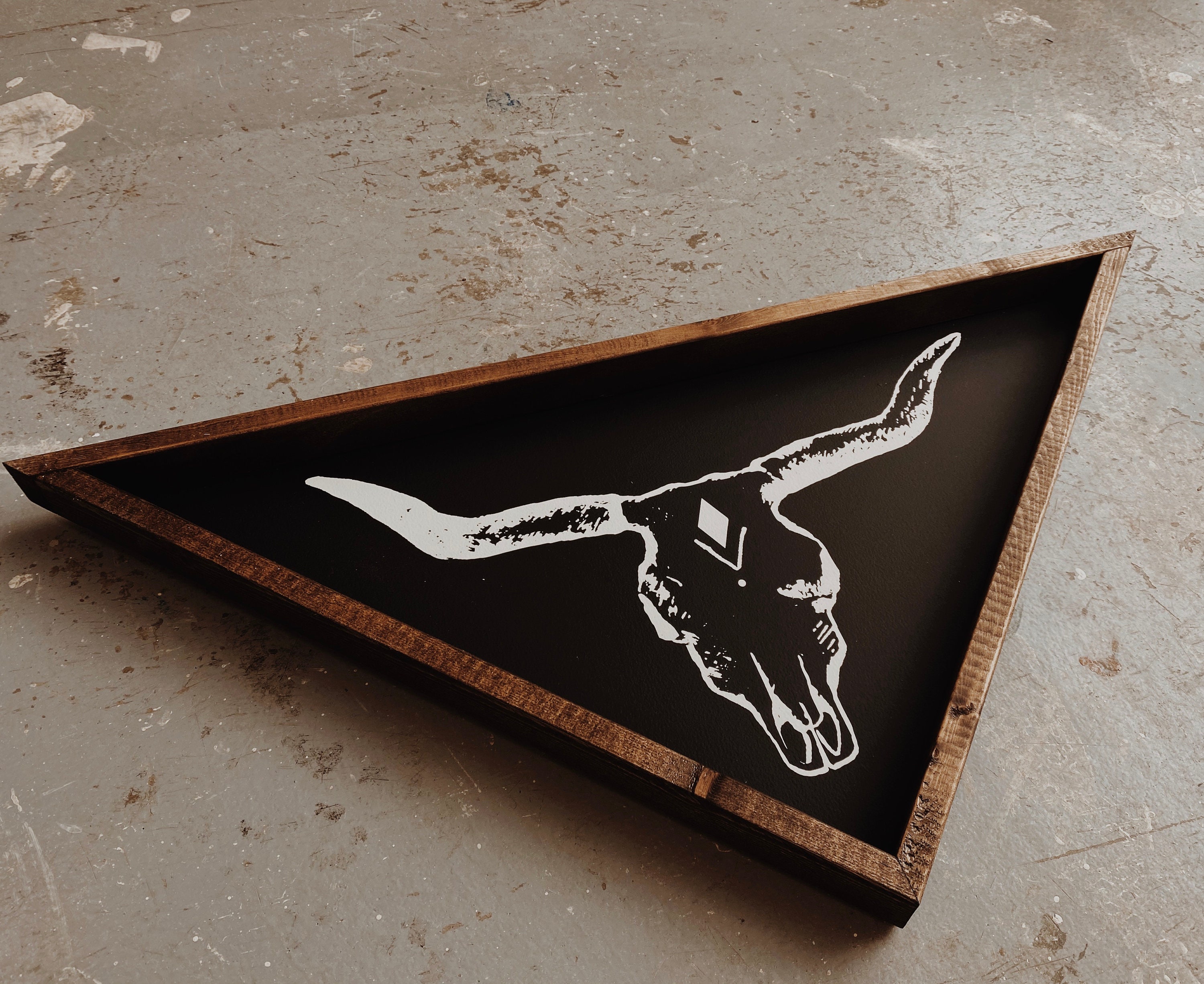 Tri-bull Triangle Sign - Etsy