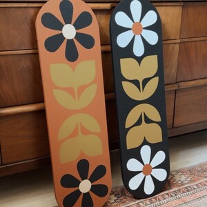 Folk Daisy Rounded Panel - Etsy