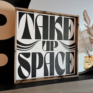 TAKE UP SPACE - Etsy