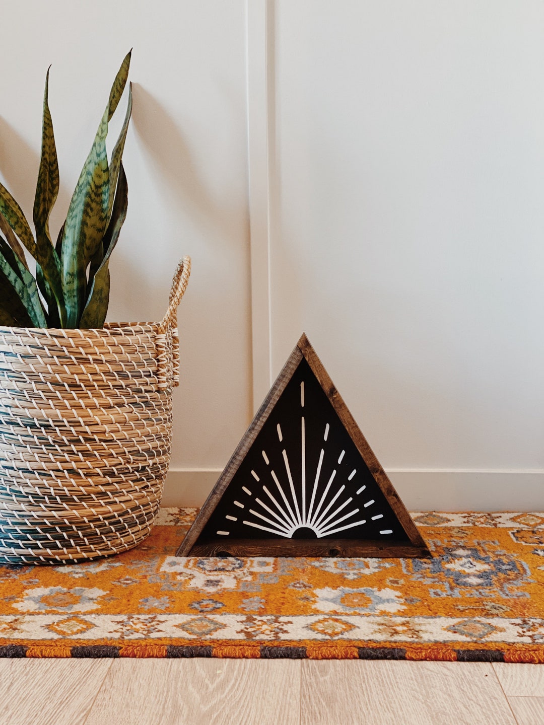 Triangle Ray Wood Sign - Etsy