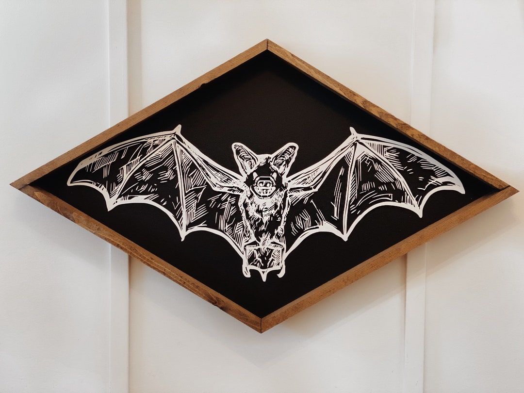Large Bat Diamond - Etsy