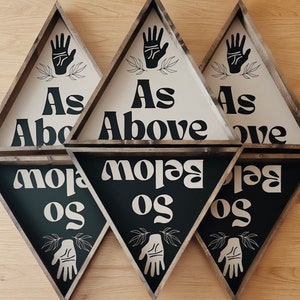 XL as Above, so Below Set - Etsy