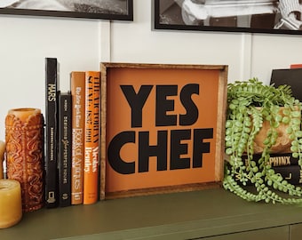Yes Chef Sticker the Bear - Etsy