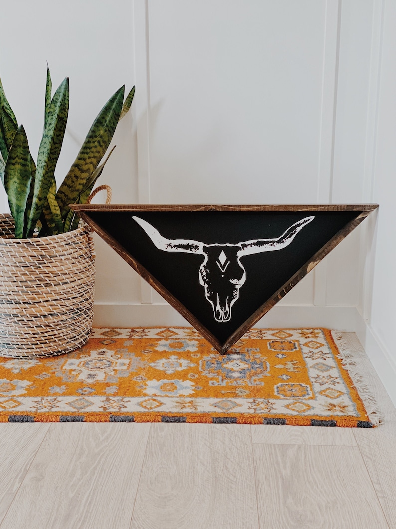 Tri-bull Triangle Sign | Etsy