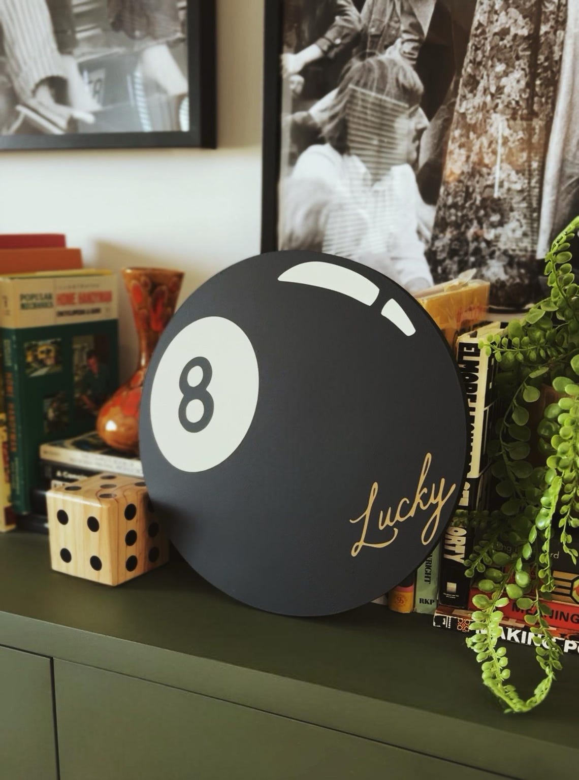 Lucky Eight Ball - Etsy