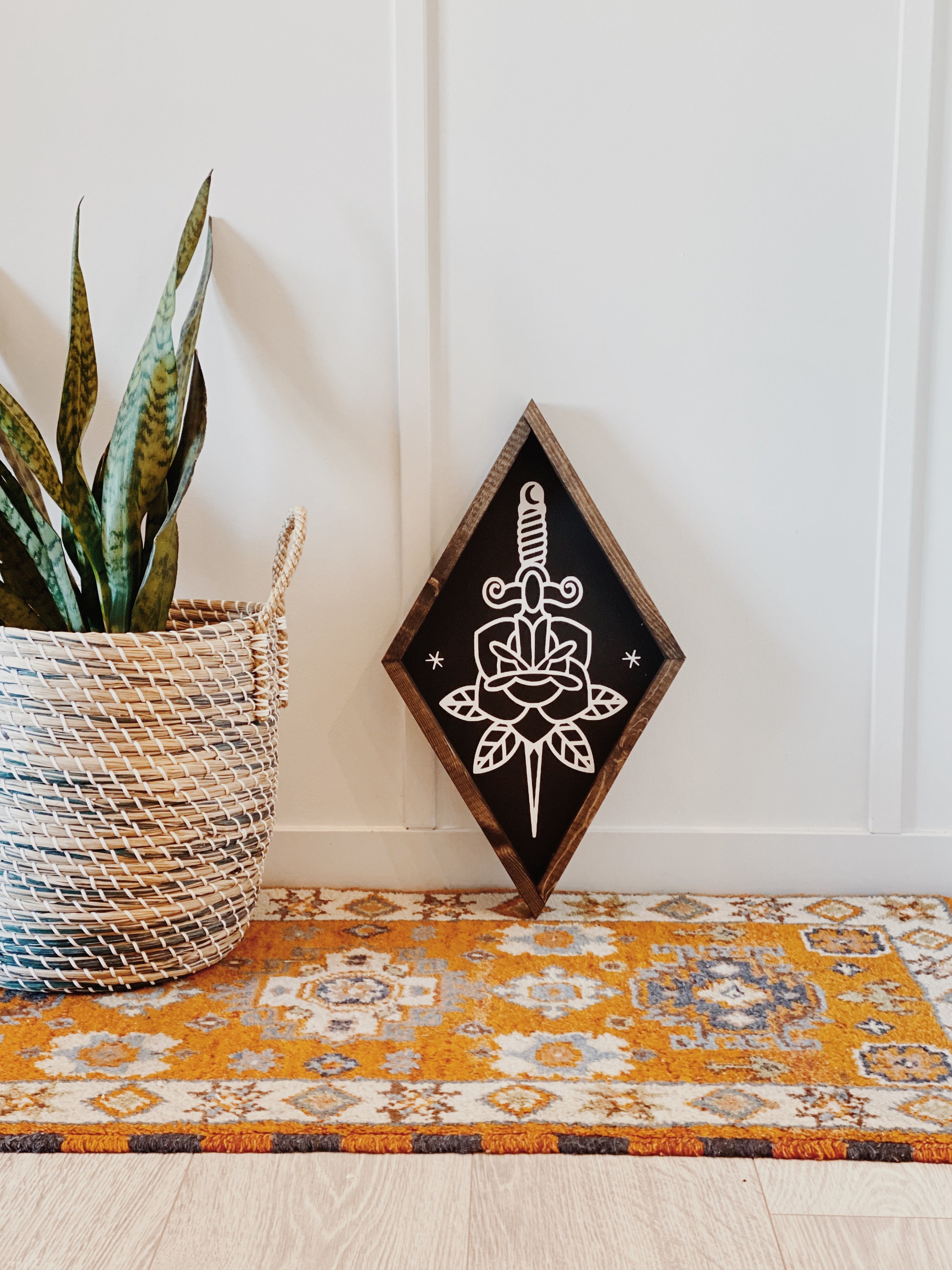 Trad Diamond Sign Dagger - Etsy