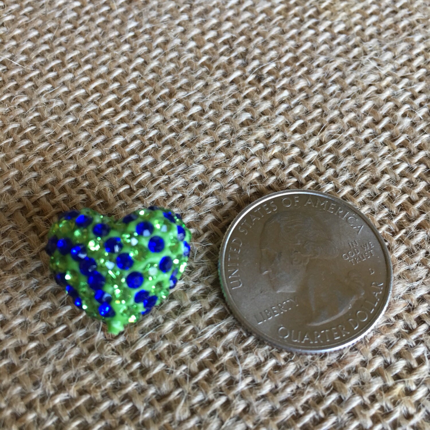 Hawk Puffy Heart Bead 20mm X 20mm - Etsy