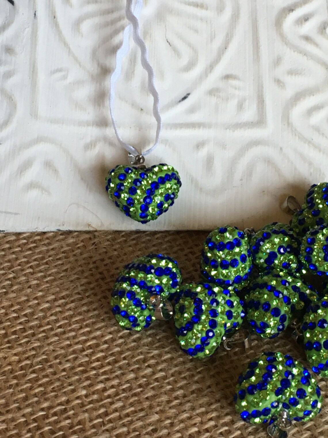 Hawk Puffy Heart Bead With Bale 20mm X 20mm - Etsy