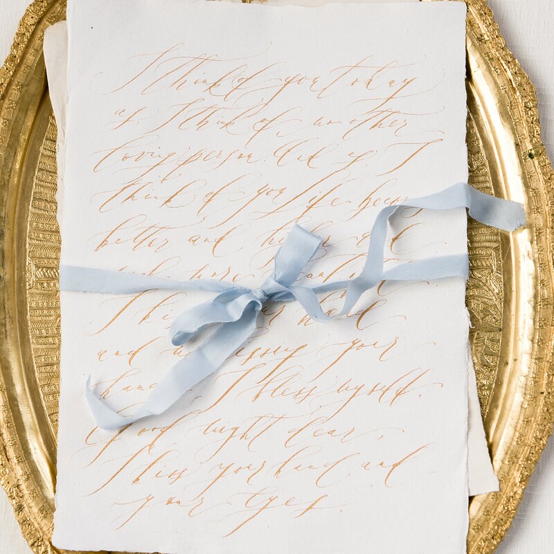 Blue Silk Ribbon - Etsy