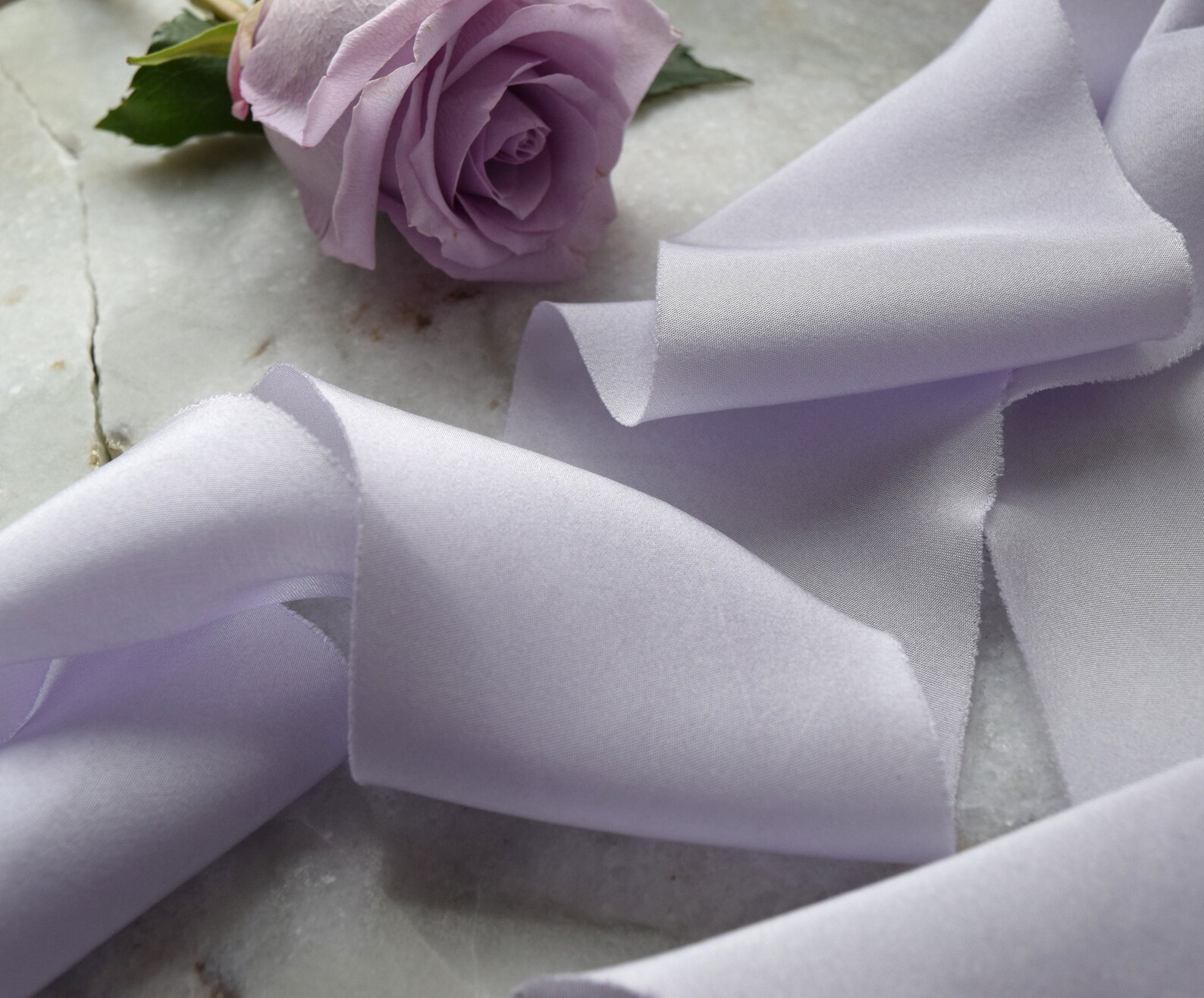 Silk Ribbon: Hand-dyed Silk Ribbon Lavender Silk Ribbon - Etsy UK