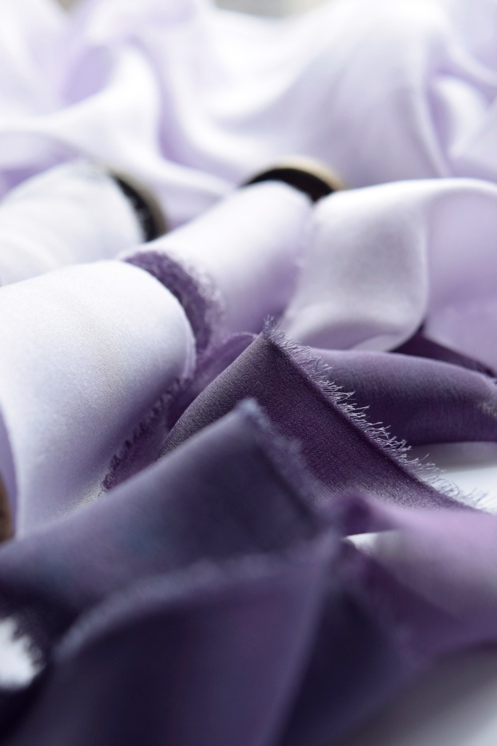 Silk Ribbon: Hand-dyed Silk Ribbon Lavender Silk Ribbon - Etsy UK