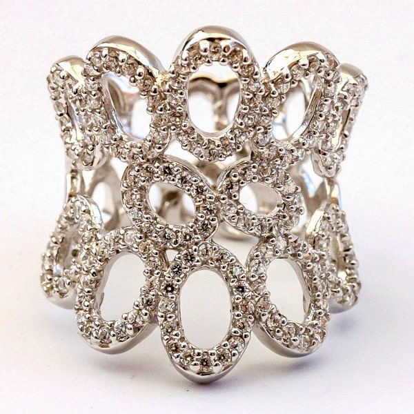 Black Lace Ring - Etsy