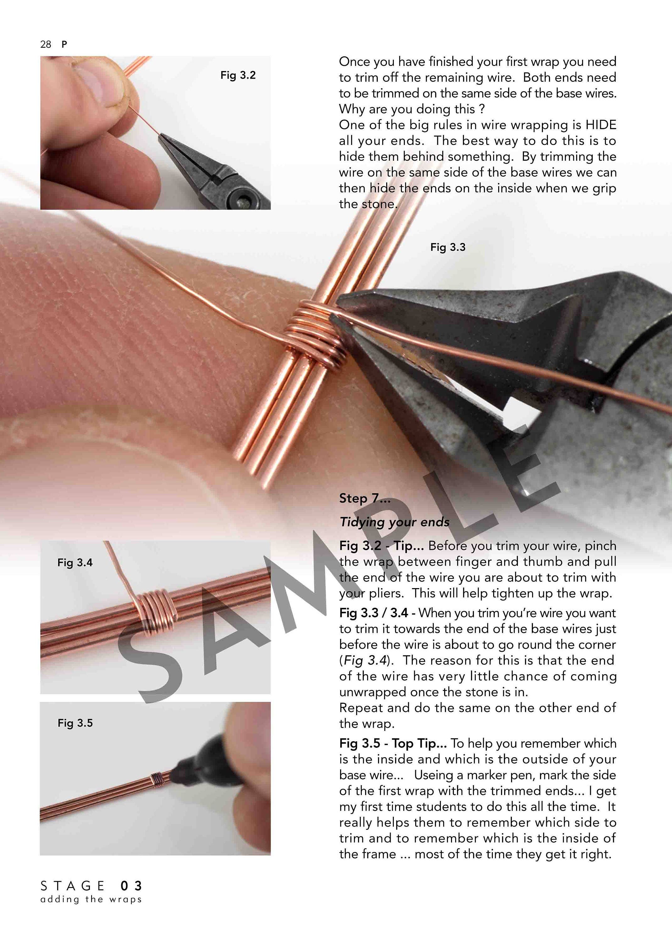 PDF in the Studio 02: A Beginning Wire Wrapped Pendant Tutorial by ...