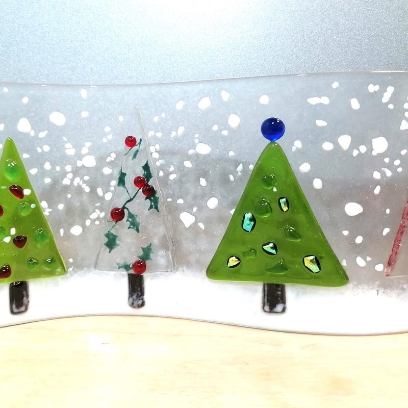 Fused Glass Tree - Etsy